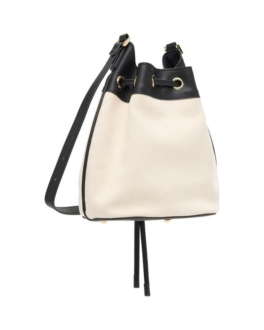 Anine Bing Mini Alana Bucket Bag in Natural | Lyst UK