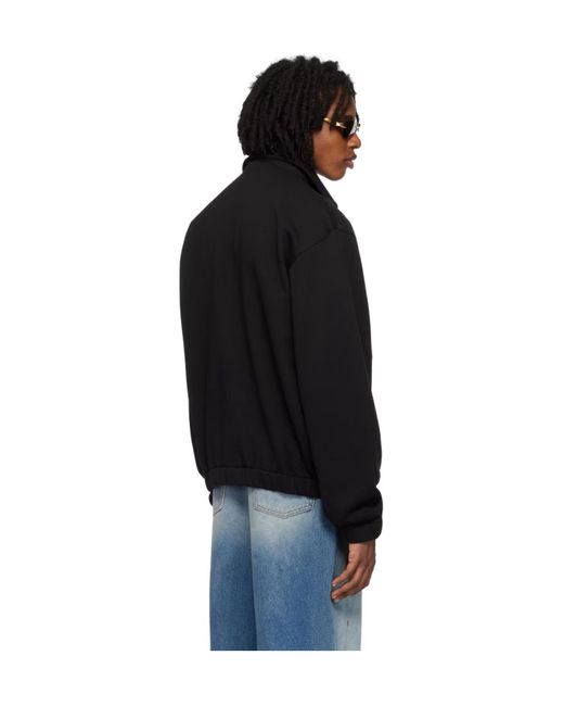 Moncler Logo Sticker Hoodie in Black for Men | Lyst