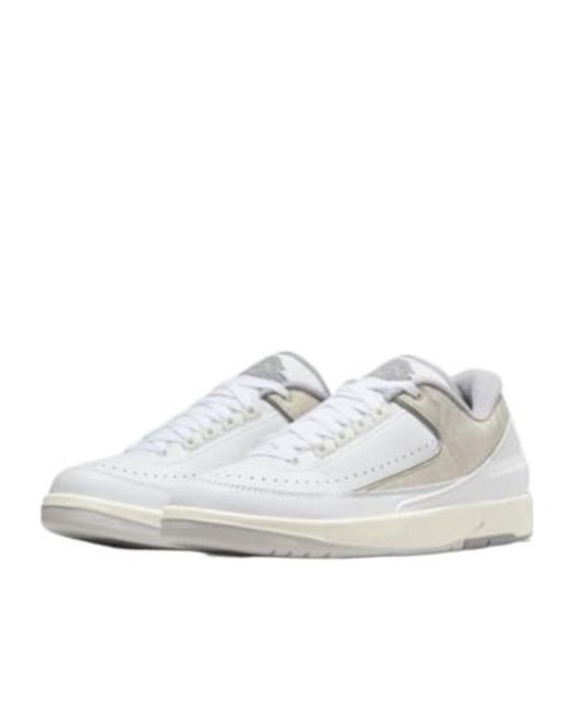 Nike Air Jordan 2 Low-Top Sneakers in White for Men | Lyst