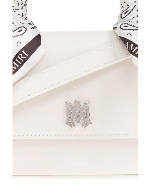 Amiri Bandana-Detail Tote Bag in White | Lyst UK