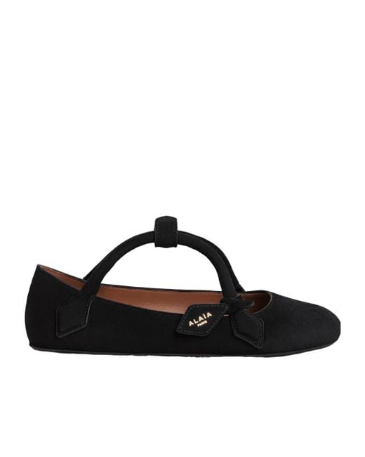 Alaïa Alaïa Le Teckel Ballet Flats in Black | Lyst