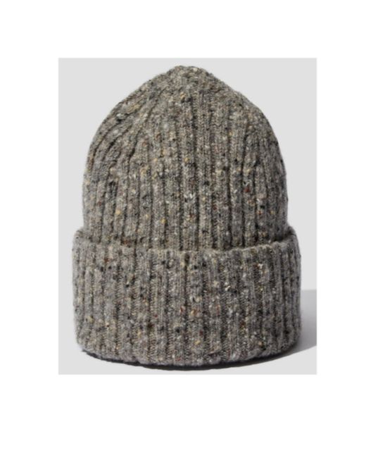 Drake's Rib Hat in Gray for Men | Lyst
