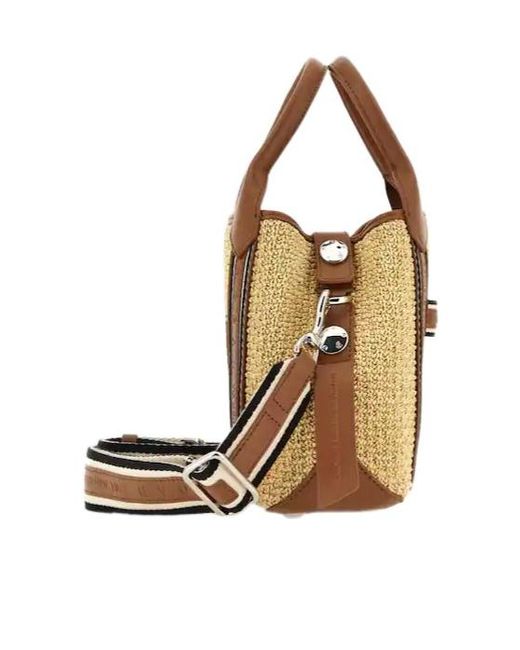 Hogan Script Shopping Bag Small in Natural | Lyst