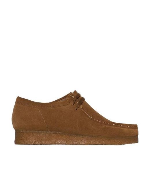 Clarks Wallabee Shoes in Brown for Men | Lyst