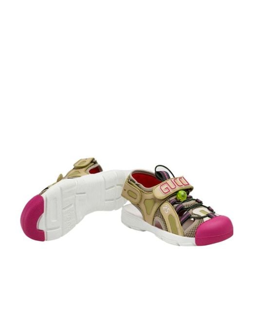 Gucci Mesh Sandals | Lyst