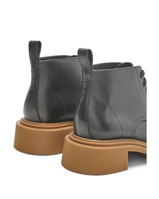 Loewe Combat Boot in Gray for Men | Lyst