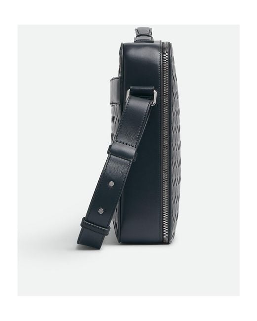 Bottega Veneta Getaway Slim Briefcase in Blue for Men | Lyst