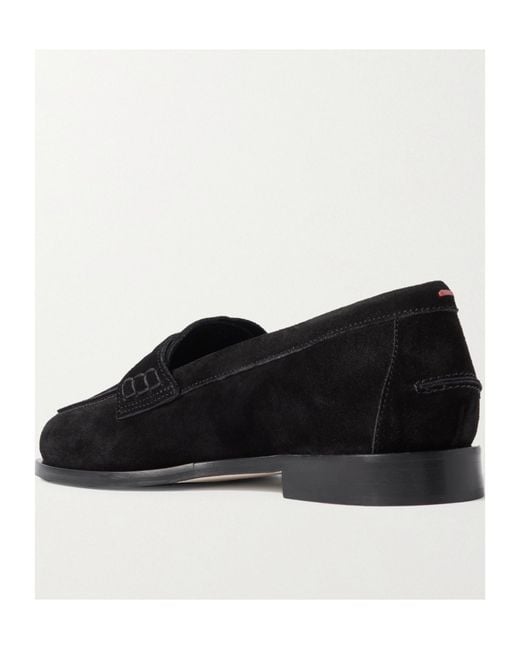 Aeyde Oscar Logo Loafers in Black | Lyst