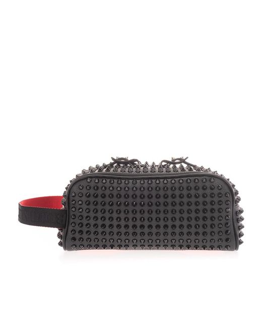 Christian Louboutin Blaster Spiked Travel Bag in Gray for Men | Lyst