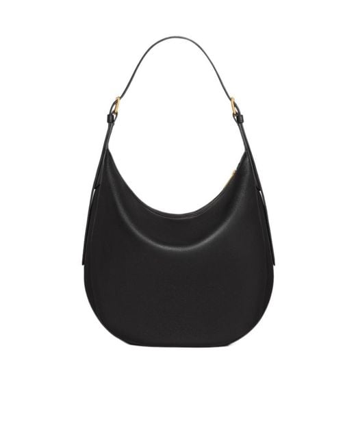 Celine Heloise Logo Handbag in Black | Lyst