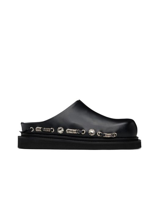 Toga Virilis Round Toe Mules in Black for Men | Lyst