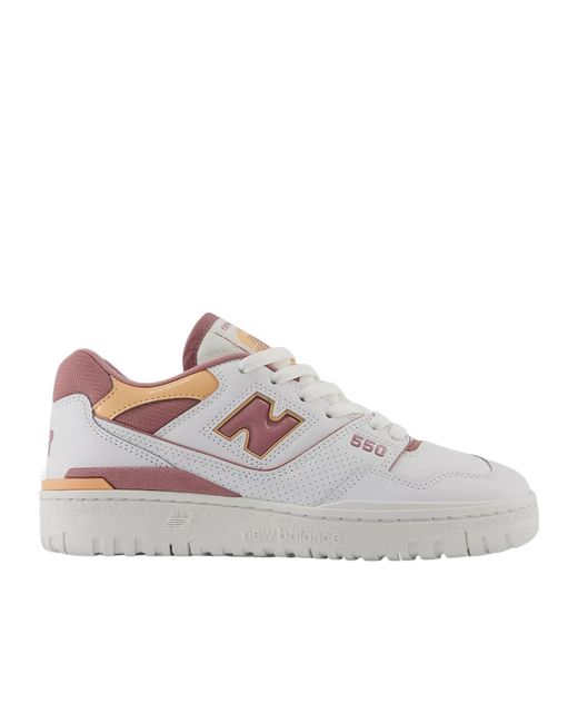 New Balance 550 Panelled Sneakers in Gray | Lyst
