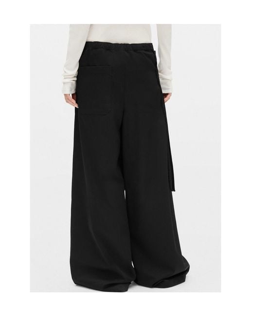 Ann Demeulemeester Marke Apron Lounge Pants in Black | Lyst UK