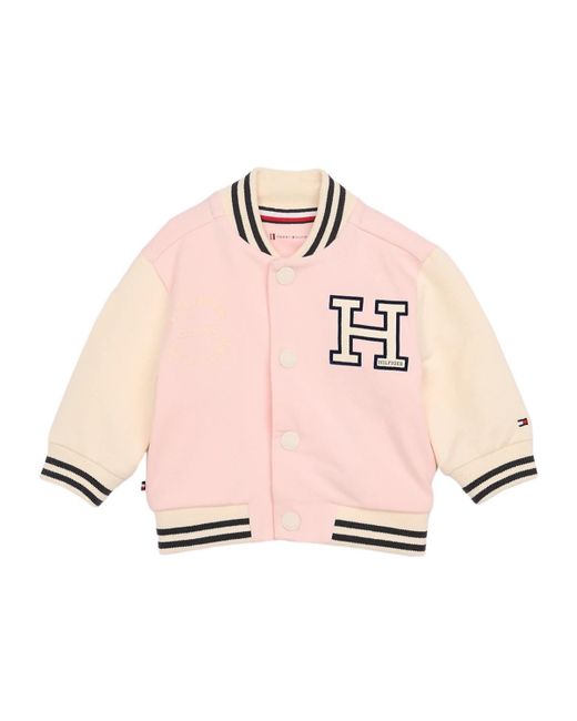 Tommy Hilfiger Long-Sleeved Pilot Jacket in Pink | Lyst
