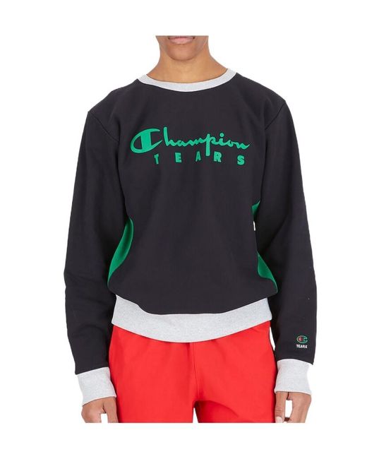 Champion Logo Design Sweater in Red for Men | Lyst