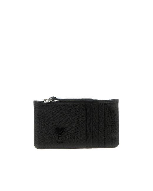 Ami Paris Built-In Card Layer Card Package in Black | Lyst