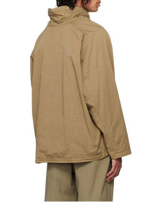 Lemaire Stand-Up Collar Jacket in Natural for Men | Lyst