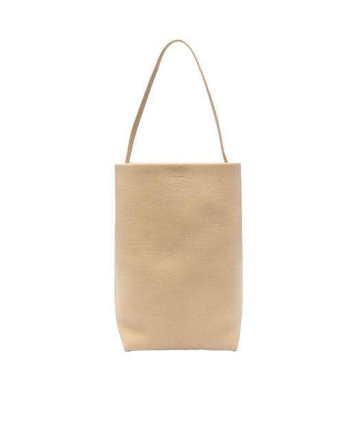The Row Lettering Shoulder Bag in Natural | Lyst