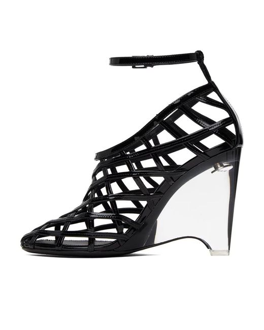 Alaïa La Cage High Heels in Black | Lyst