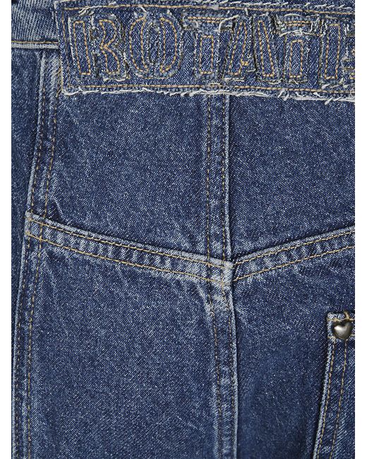 ROTATE BIRGER CHRISTENSEN Logo-Appliqué Jeans in Blue | Lyst