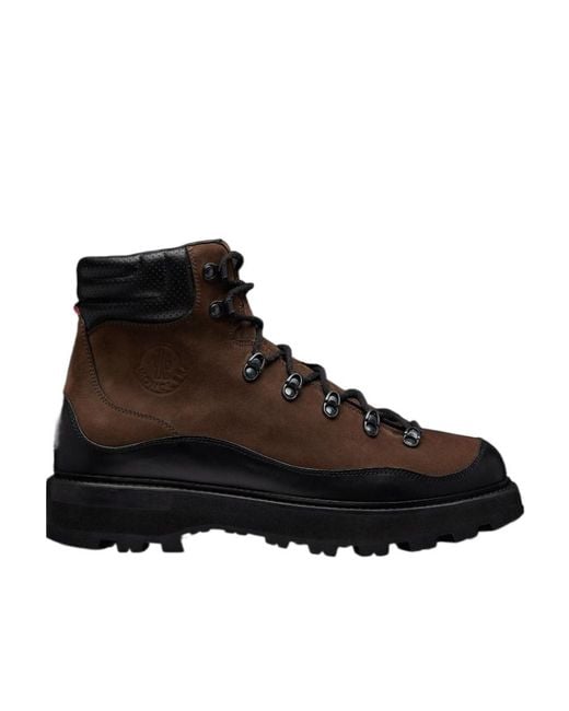 Moncler Peka Trek Hiking Boots in Black for Men | Lyst