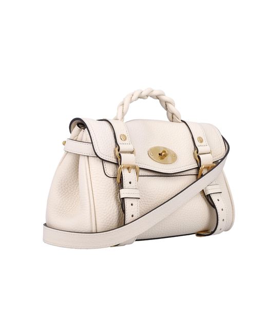 Mulberry Rotary Lock Shoulder Bag in Natural | Lyst