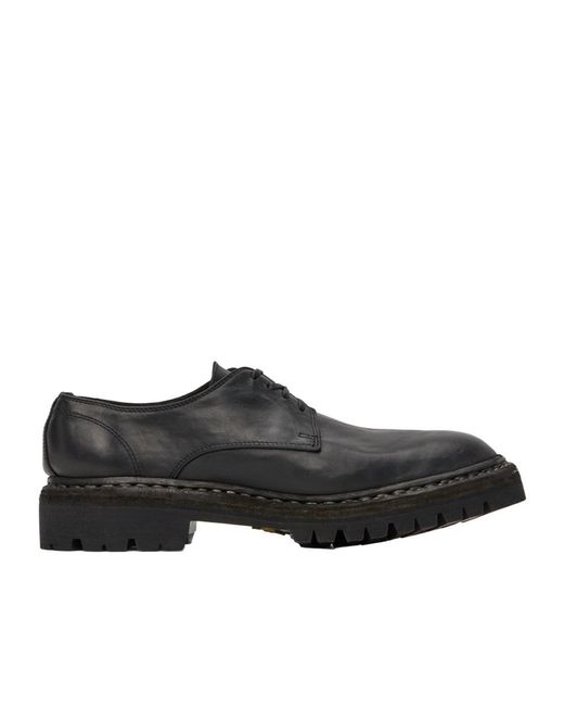 Guidi Lacing Closed Derby Shoes in Black for Men | Lyst