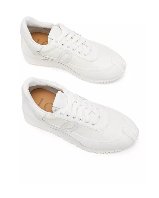 Loewe Logo Sports Shoes in White for Men | Lyst