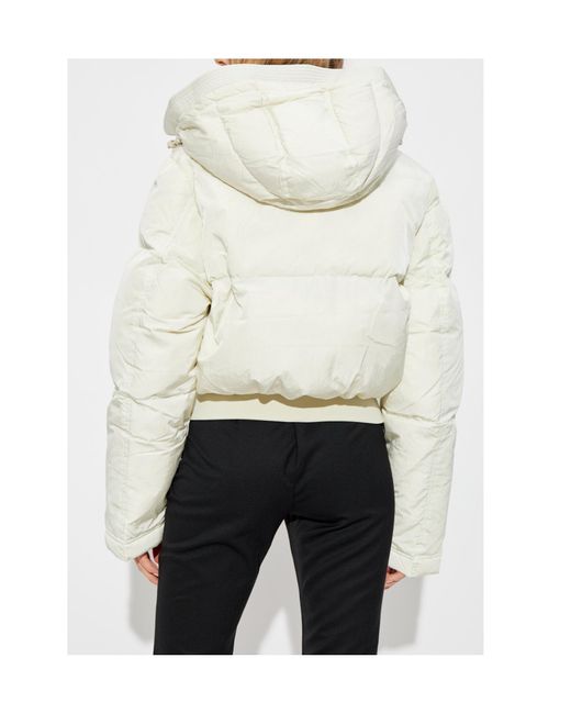 DIESEL Peyt Short Down Jacket in White | Lyst