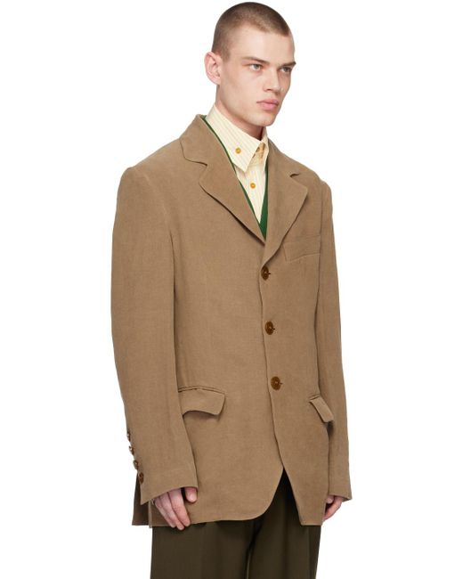Vivienne Westwood Wreck Suit Coat in Natural for Men | Lyst