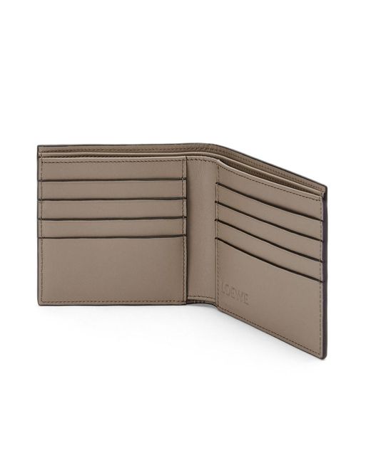 Loewe Logo Double-Folded Wallet in Yellow for Men | Lyst