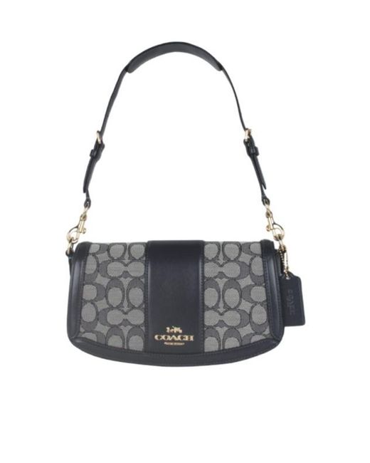 COACH One-Shoulder Cross-Body Bag in Gray | Lyst