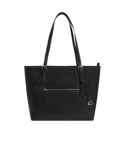 COACH Taylor Logo Handbag in Black | Lyst