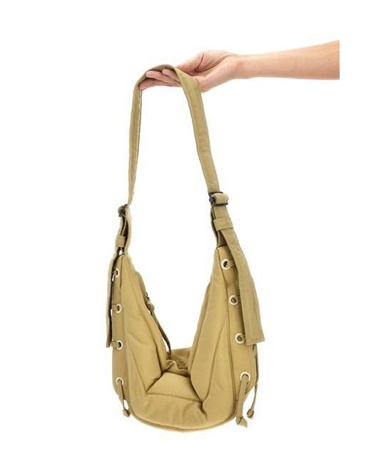Lemaire Small Soft Game Quilted Shoulder Bag in Metallic | Lyst