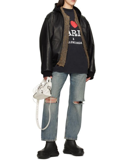 Balenciaga Thick Sole Short Boot in Black | Lyst