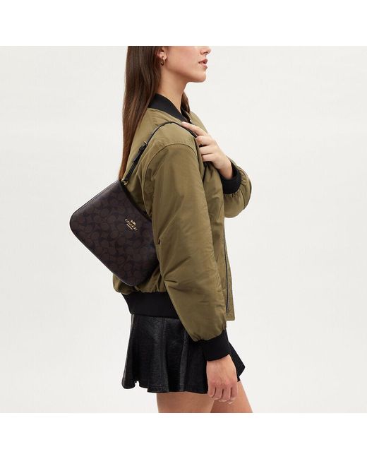 COACH Penelope'S Iconic Shoulder Bag in Brown | Lyst