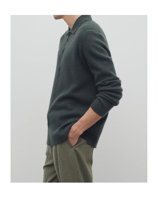 The Row Iverson Silk, Cashmere And Cotton-Blend Jacket in Green for Men ...
