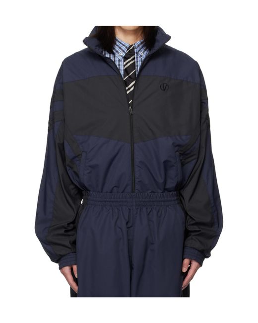 Vetements Iconic Track Jacket in Blue for Men | Lyst