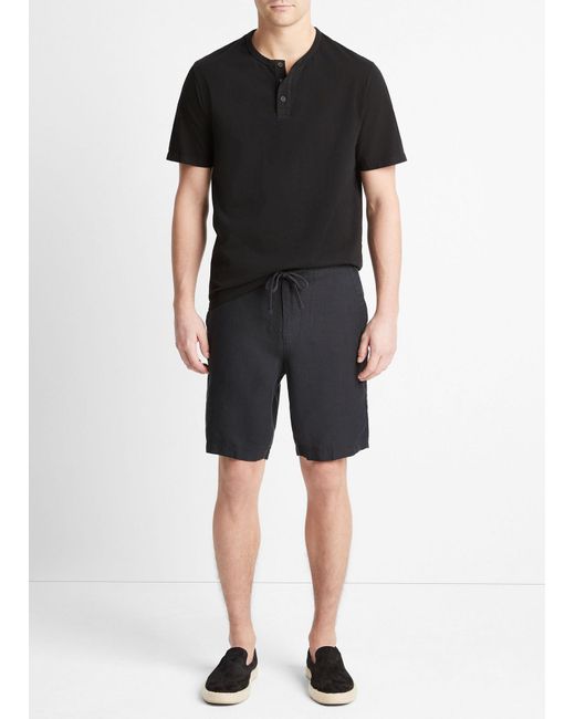 Vince Logo Shorts in Black for Men | Lyst