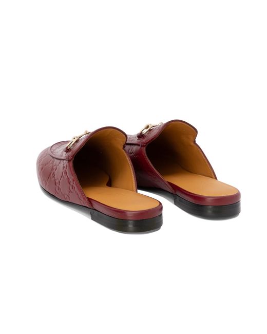 Gucci Princetown in Red | Lyst
