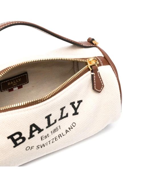 Bally Tasche Leather Tote in Natural | Lyst