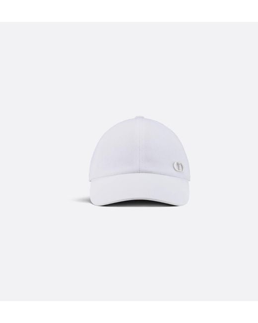 Dior Cd Icon Cap in White for Men | Lyst