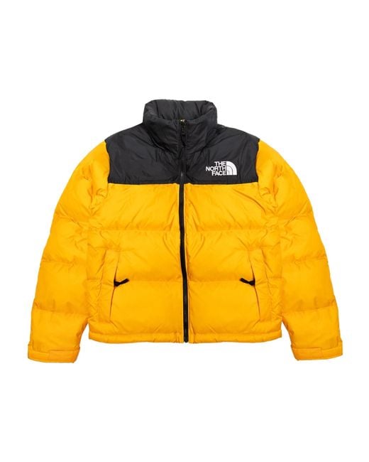 North Face Yellow Puffer Jacket
