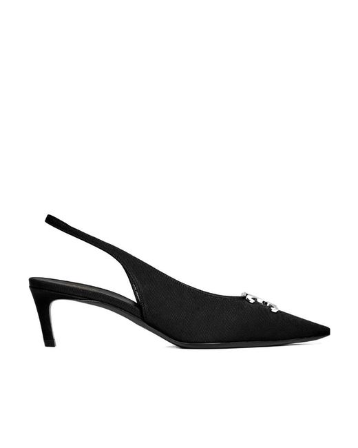 Celine Pointed High Heels in Black | Lyst