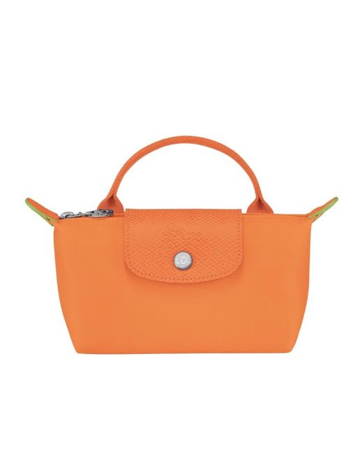 Longchamp Le Pligage Logo Tote in Orange | Lyst