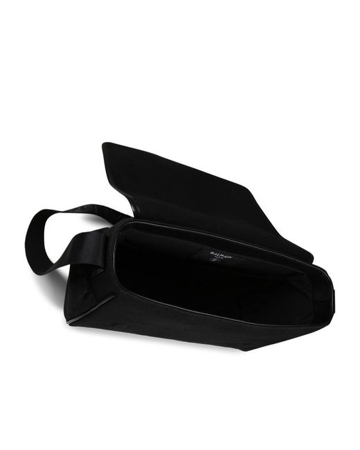 Balmain Flip Bag in Black | Lyst