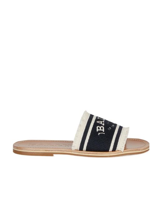 Bally Logo Jacquard Slippers | Lyst