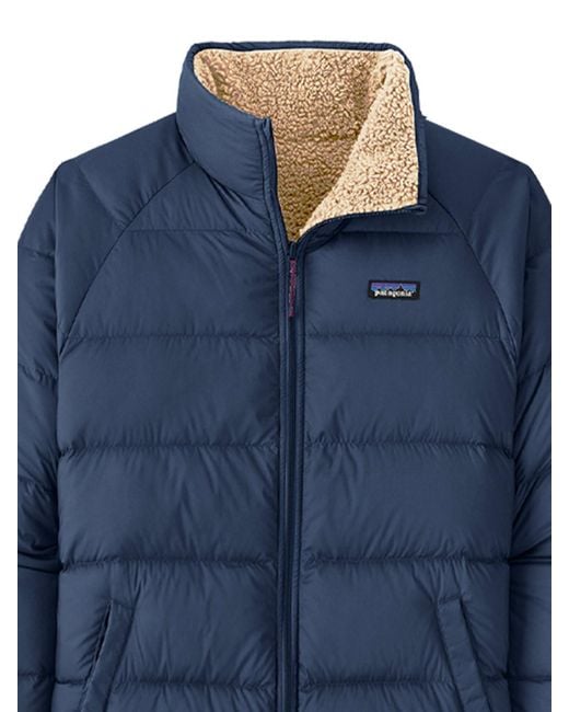 Patagonia Double-Sided Down Jacket in Blue for Men | Lyst