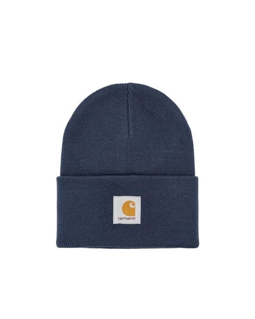 Carhartt Logo Hat in Blue for Men | Lyst UK