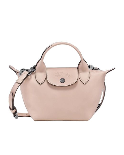 Longchamp Micro Le Pliage Xtra Tote Bag in Pink | Lyst